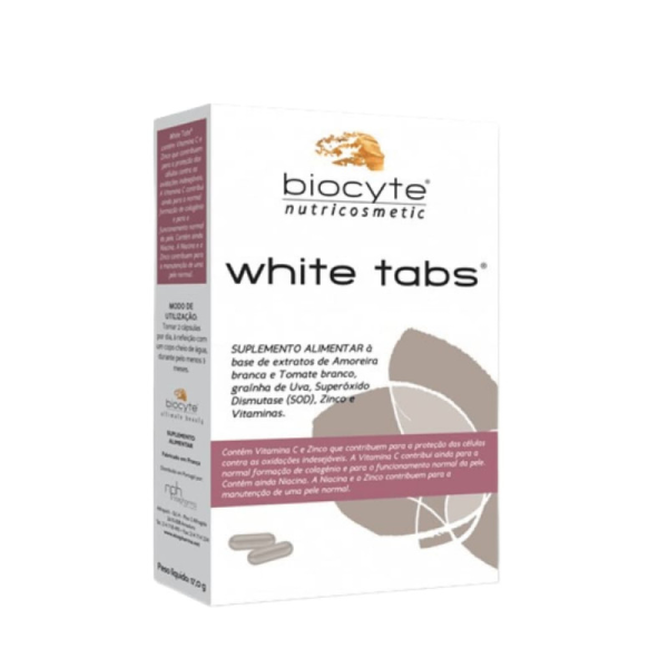 Biocyte White Tabs Cápsulas X40 | aSuaFarmáciaOnline