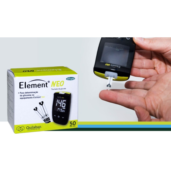 Element Neo Tiras Sangue Glicose x50 | aSuaFarmáciaOnline