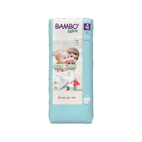 Bambo Nature Fraldas 4L (7-14Kg) X48 | aSuaFarmáciaOnline
