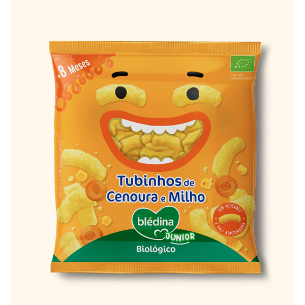 Blédina Junior Snack Cenoura/Milho 20G +8M | aSuaFarmáciaOnline