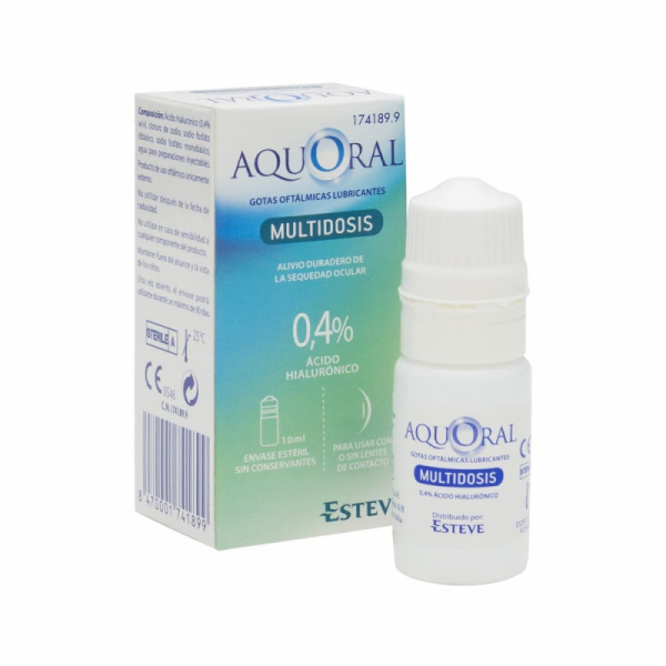 Aquoral Gotas Oftálmicas Multidoses 10ml | aSuaFarmáciaOnline