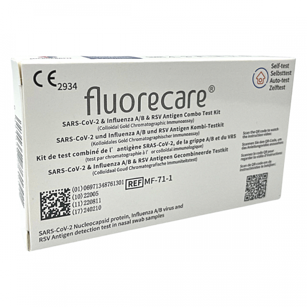 Fluorecare Kit SARS COV 2 Teste Combinado Antigénio MF-71-1 AT ...