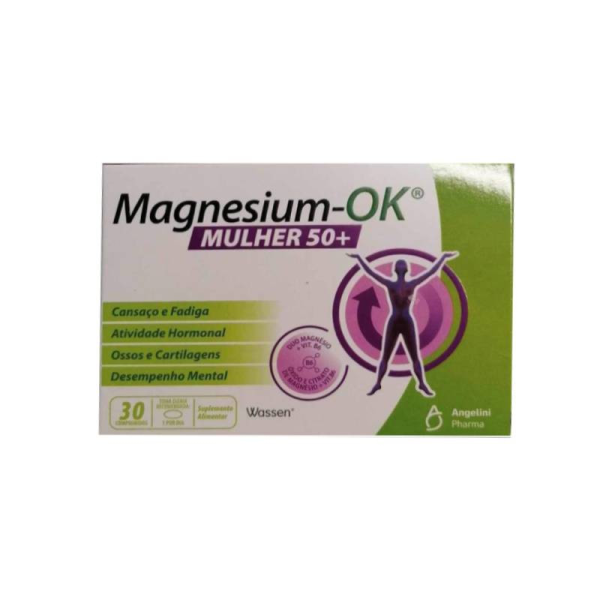 Magnesium-OK Mulher 50+ Comprimidos X30 | aSuaFarmáciaOnline