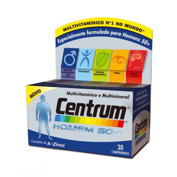 Centrum Homem 50+ Comprimidos x30 | aSuaFarmáciaOnline